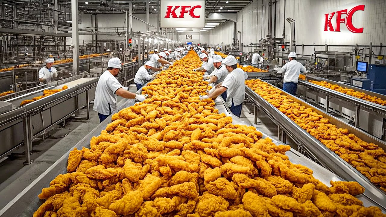 REVOLUTIONARY KFC Crispy Tenders Factory Process Exposed! - YouTube