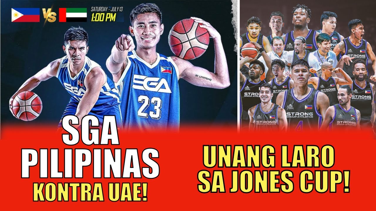 SGA DOMINATION! UNANG PANALO SA JONES CUP 2024 | FULL GAME HIGHLIGHTS ...