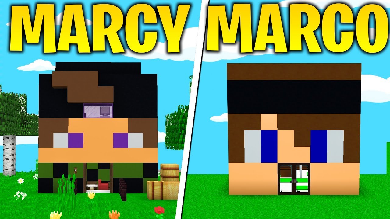 CASA MARCY NOOB vs CASA MARCO PRO - Minecraft ITA - YouTube
