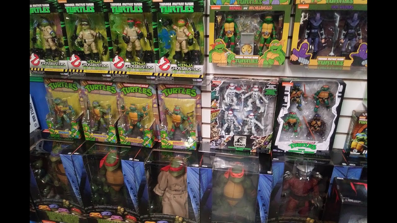 Big Teenage Mutant Ninja Turtle Room Tour! TMNT Display! - YouTube