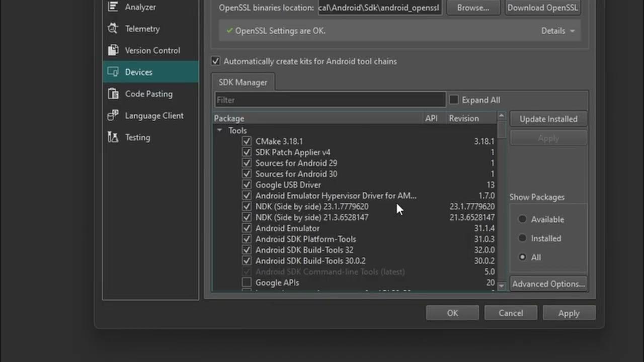 how to: android on QT - YouTube