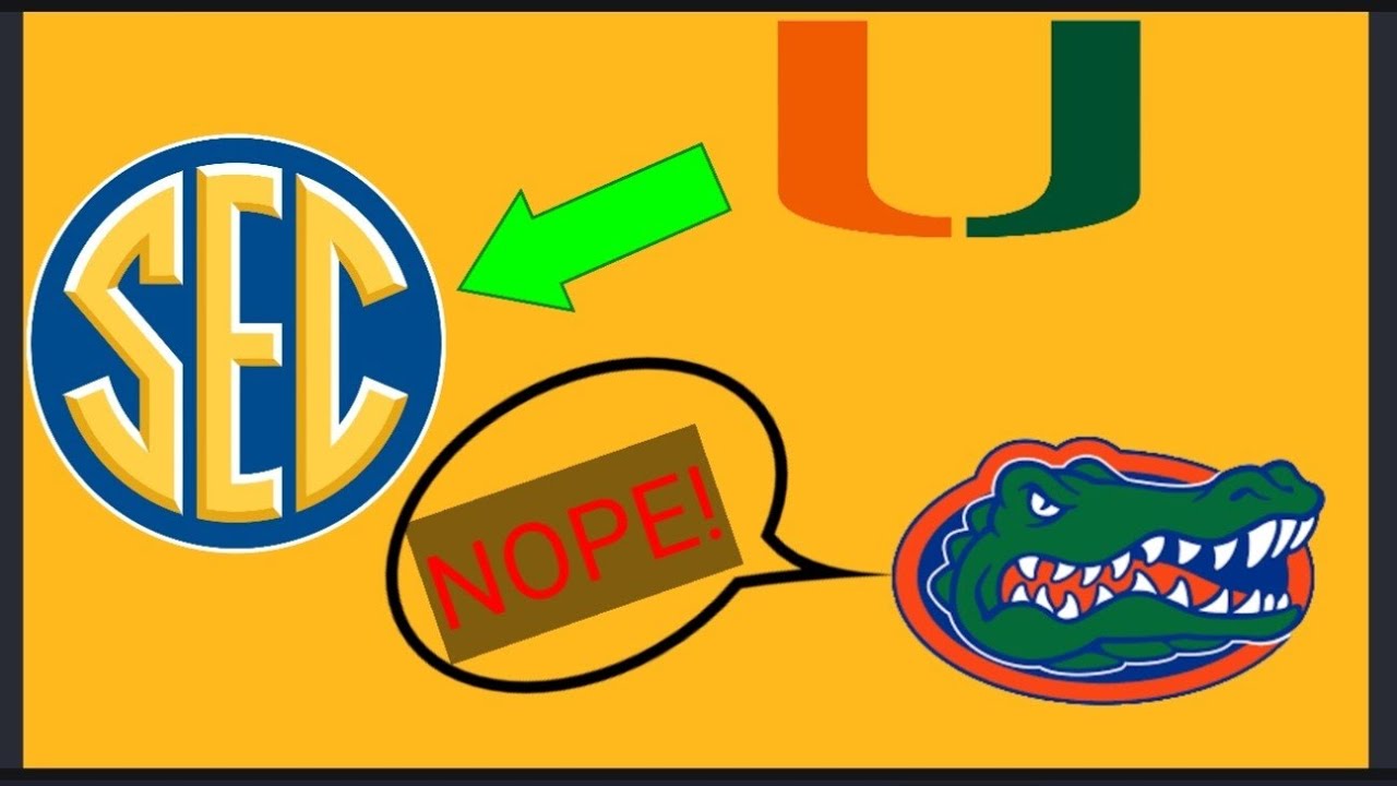 Here's why the SEC doesn't want Miami.. - YouTube Here's why the SEC doesn't want Miami.. - YouTube