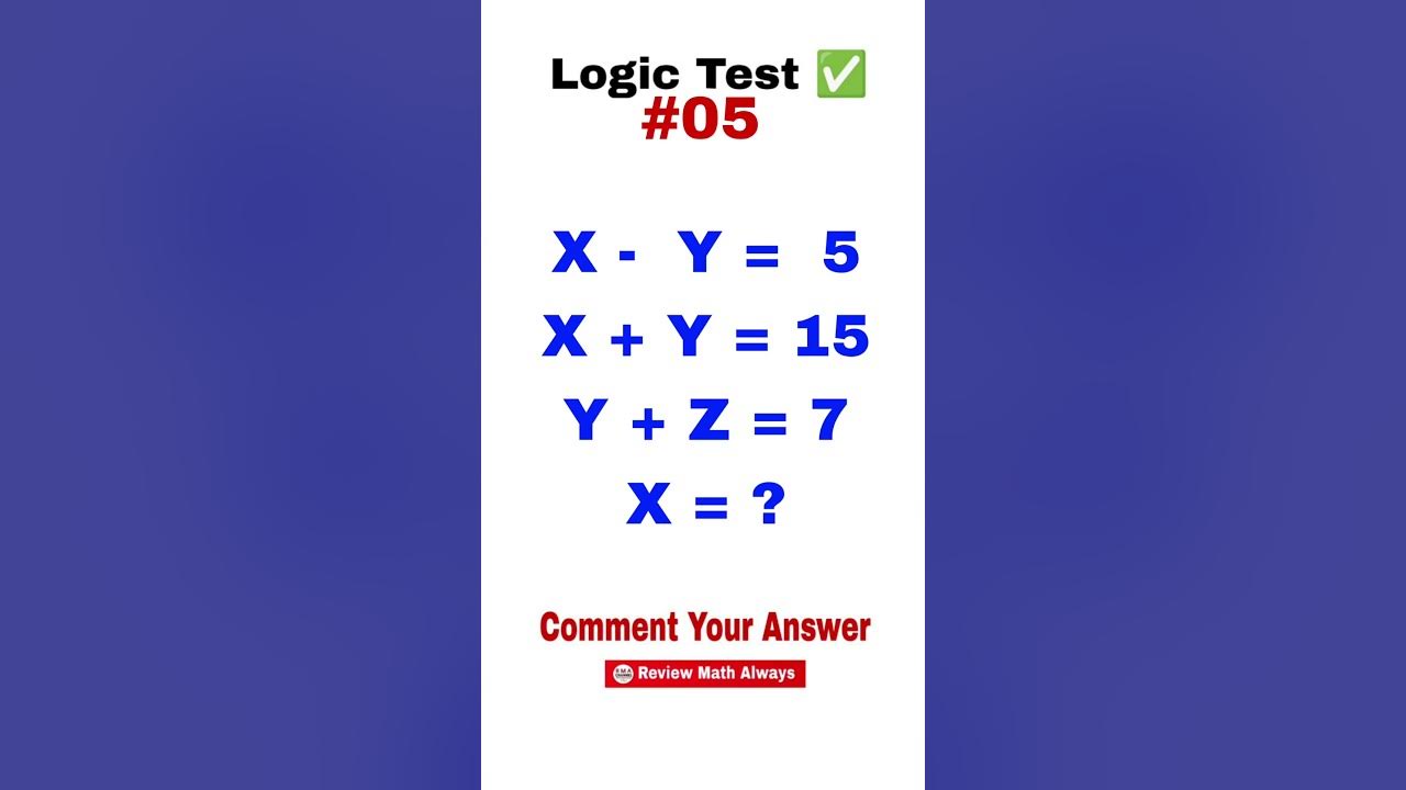 LOGIC TEST 05 youtube maths youtube YouTube logic-test-05-youtube-maths-youtube-youtube