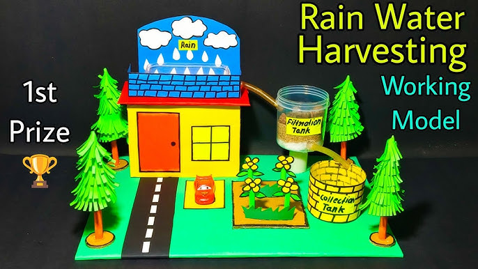 Science Project Rainwater Harvesting Working Model K