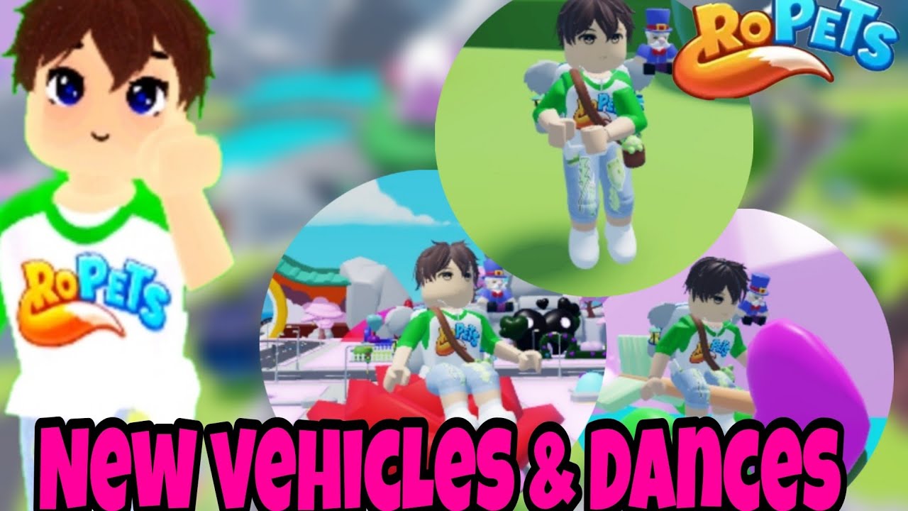 NEW VEHICLES & DANCES NOW OUT IN ROPETS ROBLOX!!! 😱 - YouTube