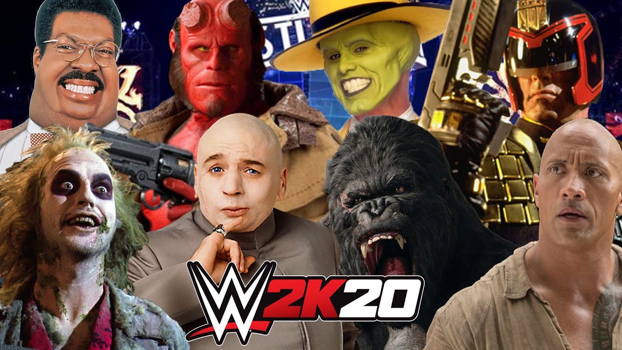 MOVIE CHARACTERS FIRST BLOOD ELIMINATION MATCH | WWE 2K20 - YouTube