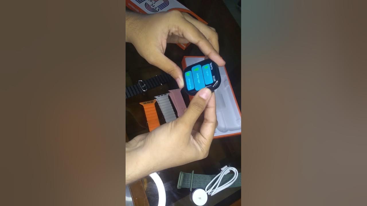 An attractive smart watch ⌚ model WS10-3 max with 5 belts only 10$ fere fit - YouTube