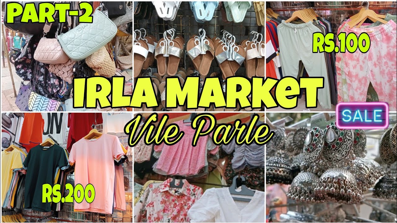 इर्ला मार्केट - Vile Parle street shopping market | New trendy bags ...