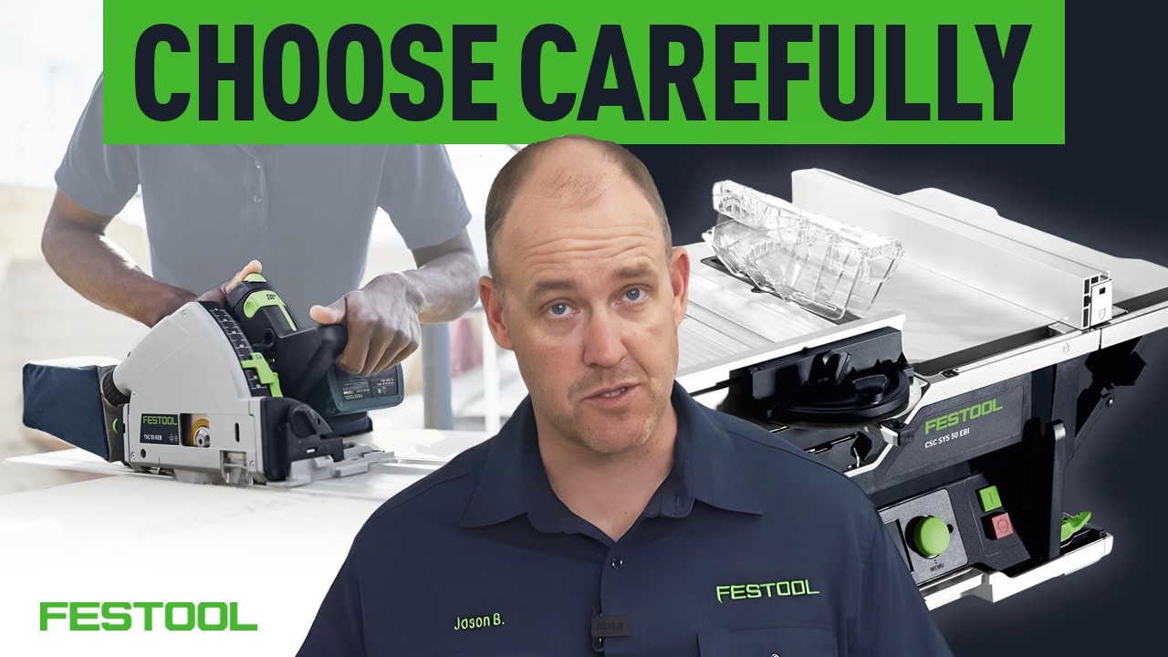 Track Saw vs. Table Saw: Which is Best for You? | Basics with ...