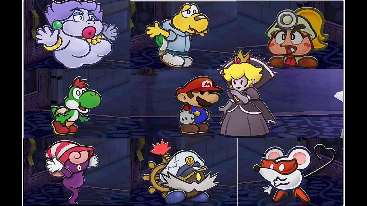 Paper Mario The Thousand-Year Door Remake - Shadow Queen Ending with ...