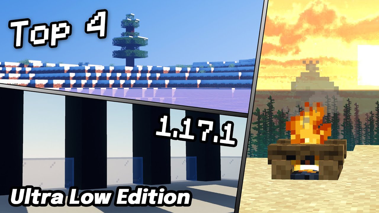 Top 4 Ultra Low End Shaders For Any PC - Minecraft Java Edition (1.17.1 ...