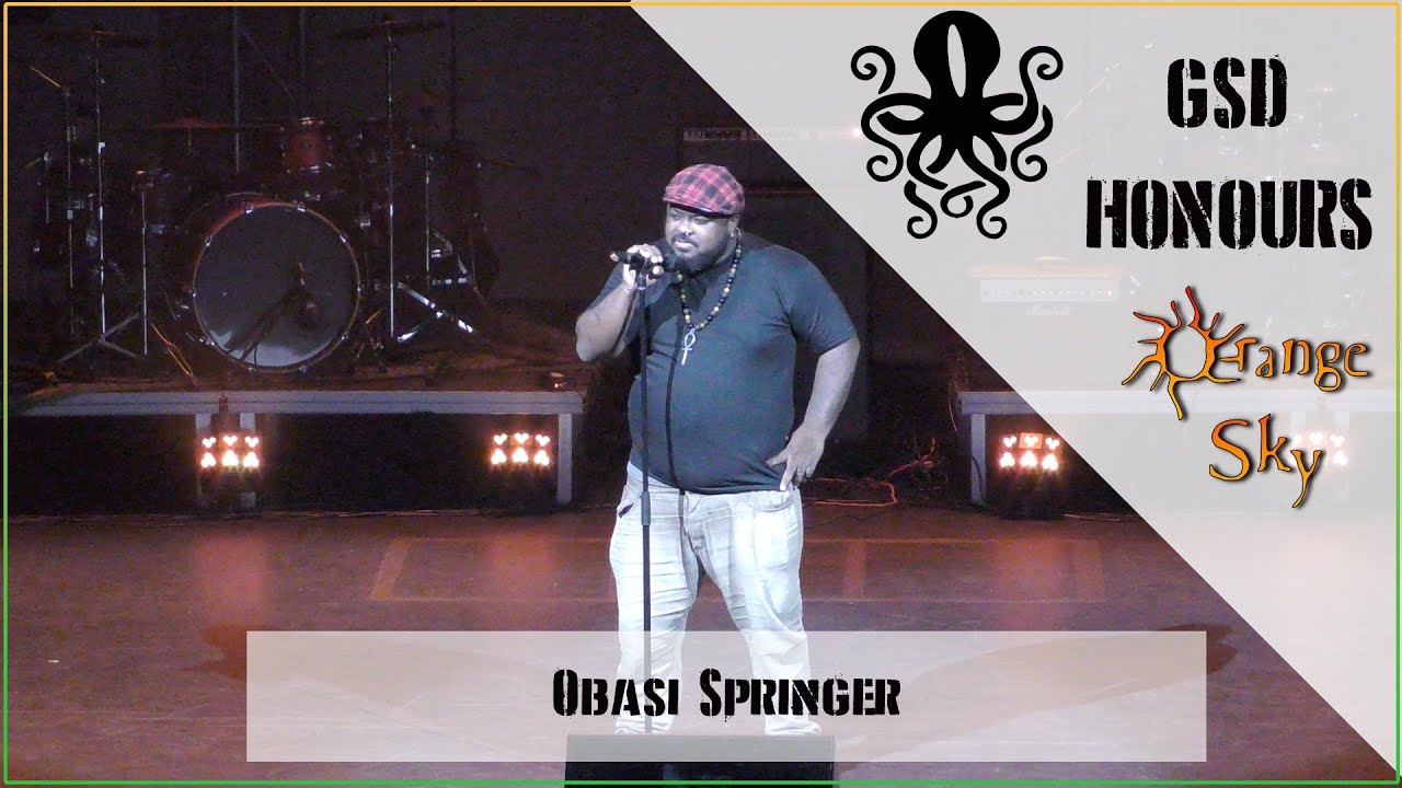 Obasi Springer Speech (GSD Honours Orange Sky) - YouTube