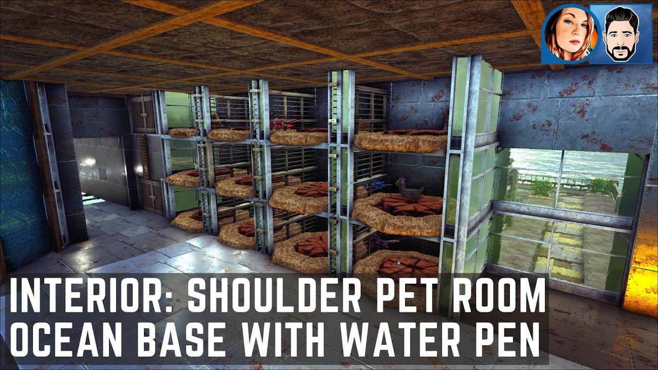 Shoulder Pet Room: Aaron Longstaff's Ocean Base w/Water Pen Interior ...