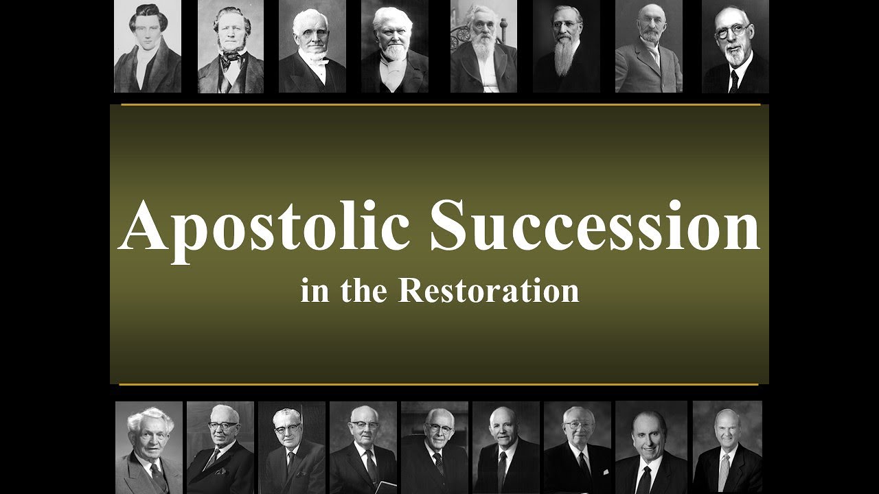 Apostolic Succession in the Restoration - YouTube