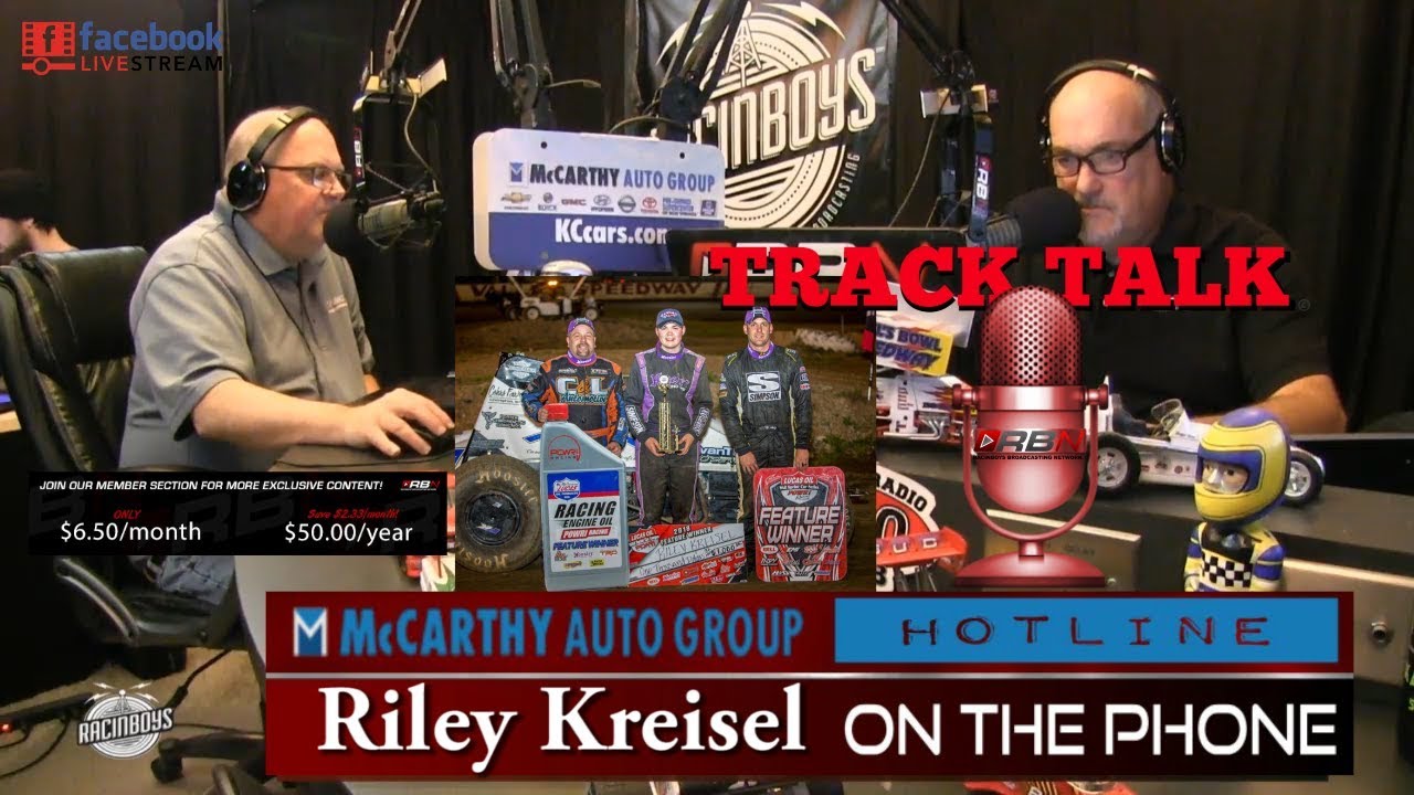 RacinBoys with Riley Kreisel 2018 POWRi WAR Champion - YouTube
