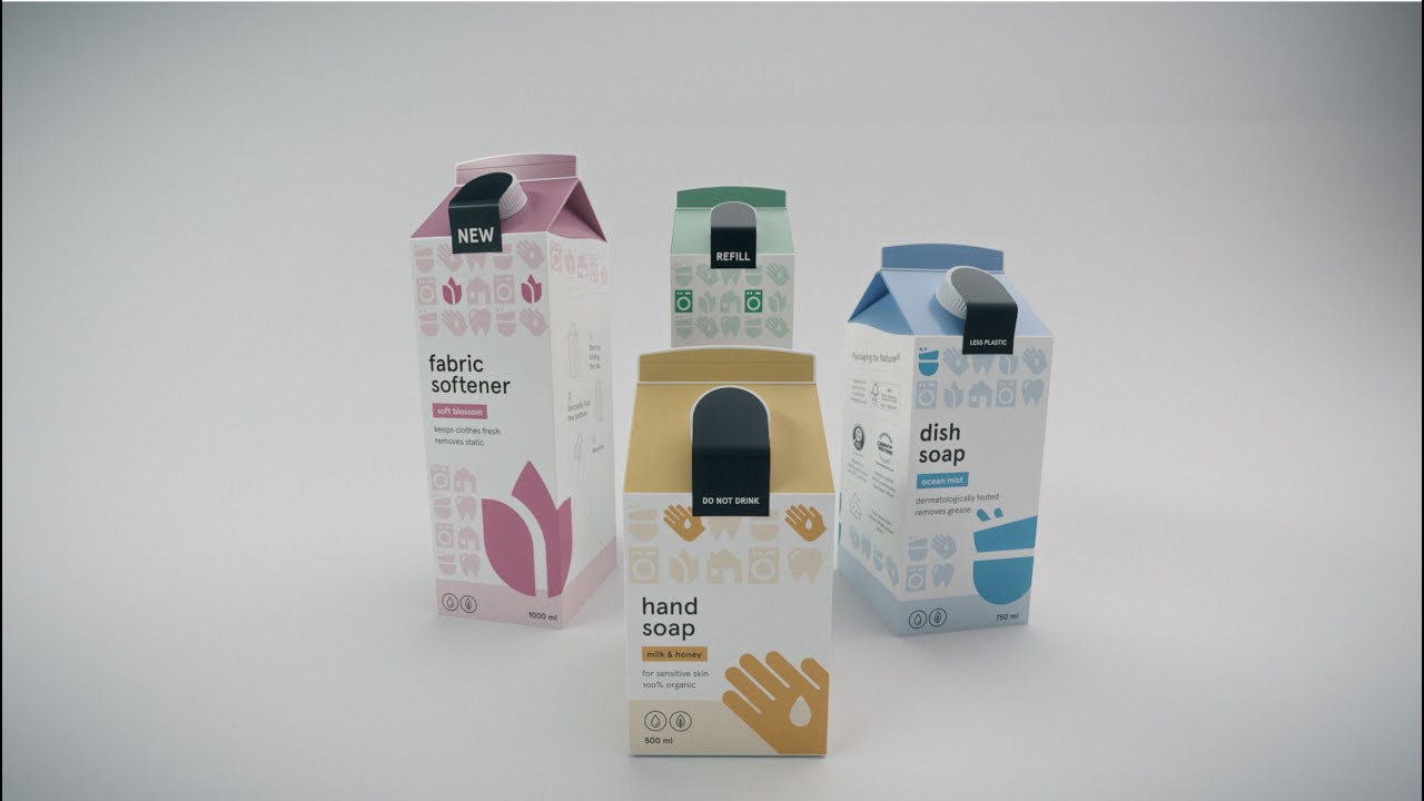 D-PAK carton by Elopak - YouTube