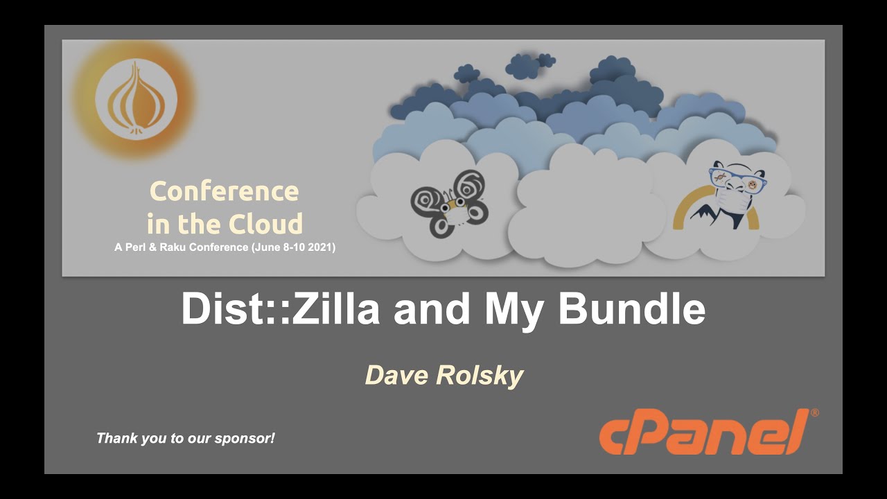 Dist::Zilla and My Bundle - Dave Rolsky - YouTube