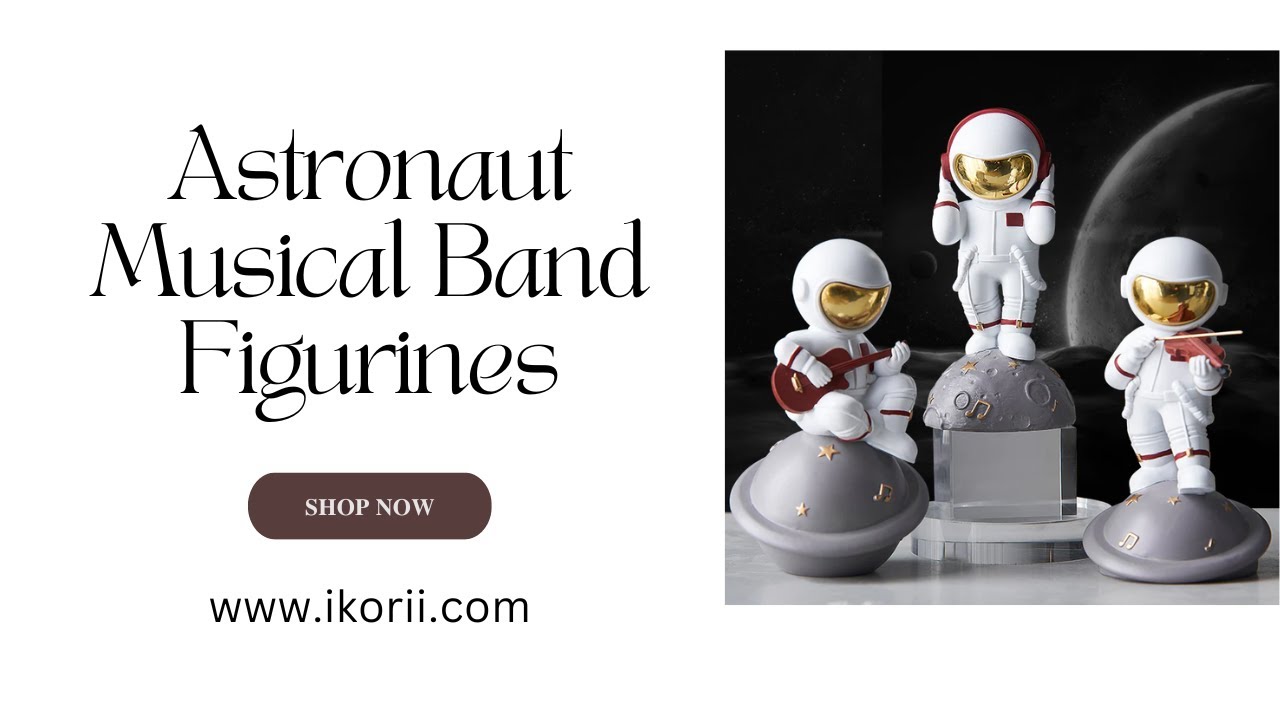Astronaut Musical Band Figurines - YouTube