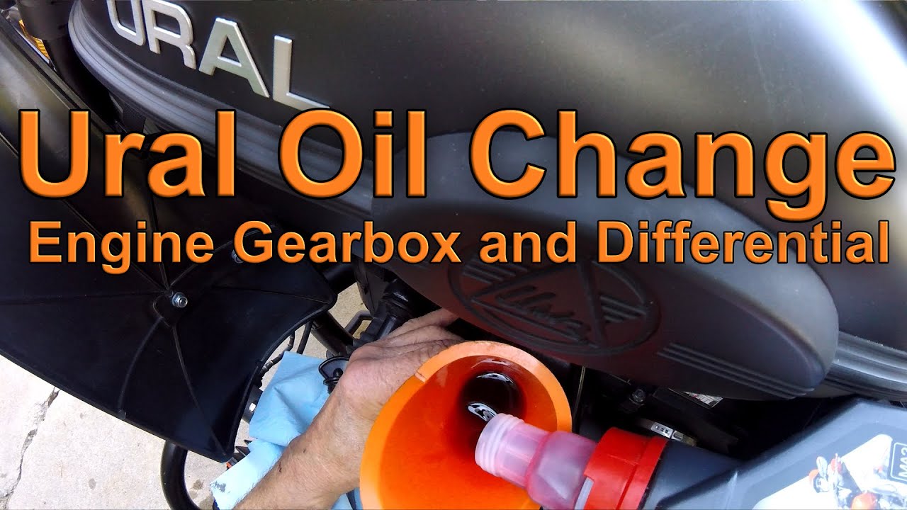 Ural Oil Change - Engine, gearbox and differential - YouTube