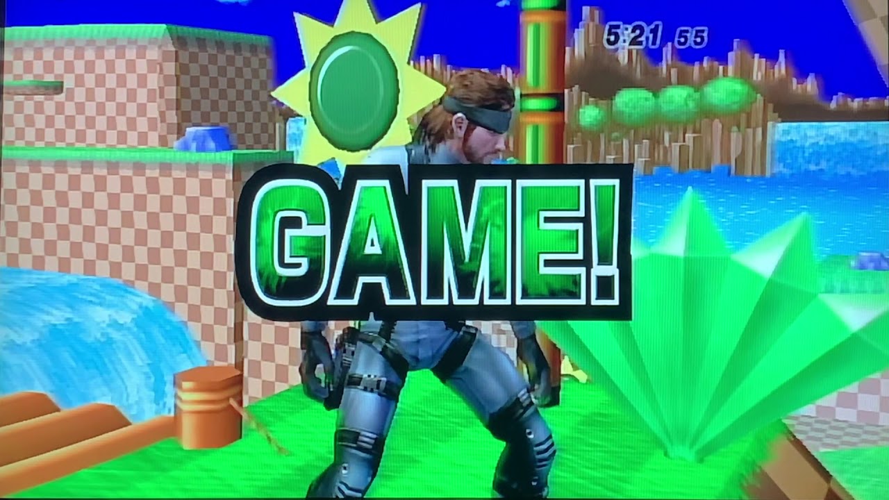 Baseball Boy Plays Super Smash Bros Brawl All Star Mode Normal Snake ...