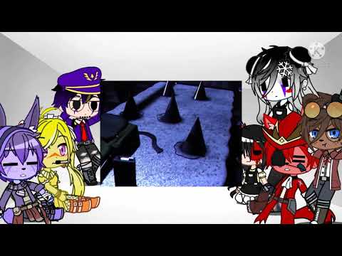 Fnaf 1 Crew, Puppet, and William Afton | Reacts to Fnaf+ Breaking and Entering | Gachaclub