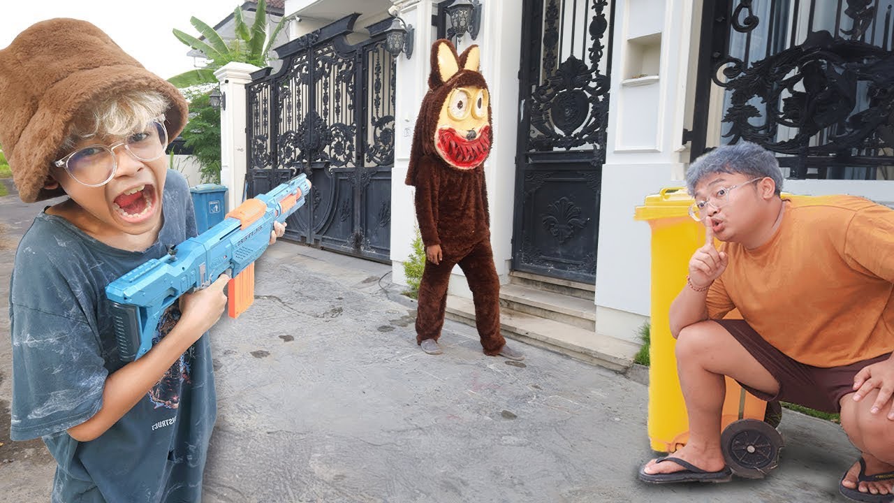 PANIK!!! LABUBU MUNCUL DI DEPAN RUMAH BOCIL LANGSUNG TEMBAK SAMPAI M4TI ...