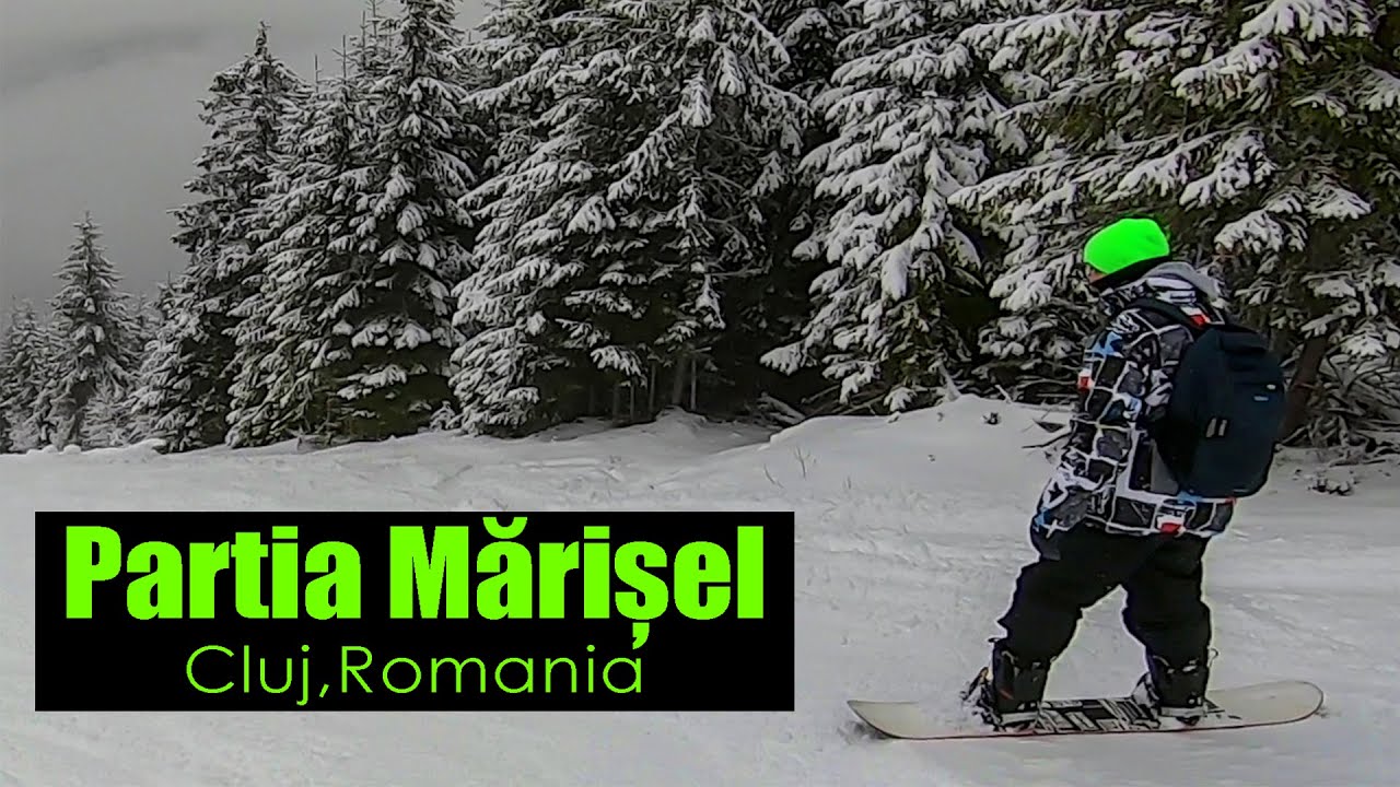 Partia Marisel 4K | Romania Ski Slope | Snowboarding - YouTube