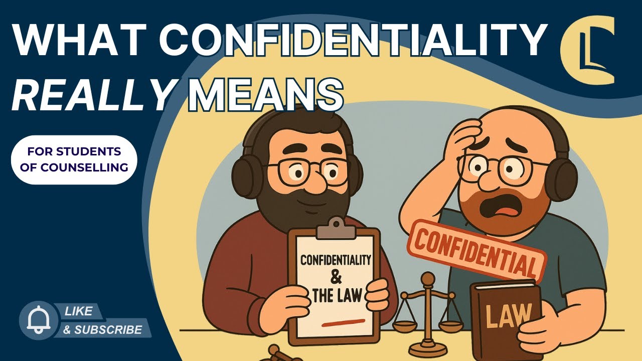 Counselling Confidentiality & the Law for Student Therapists - YouTube