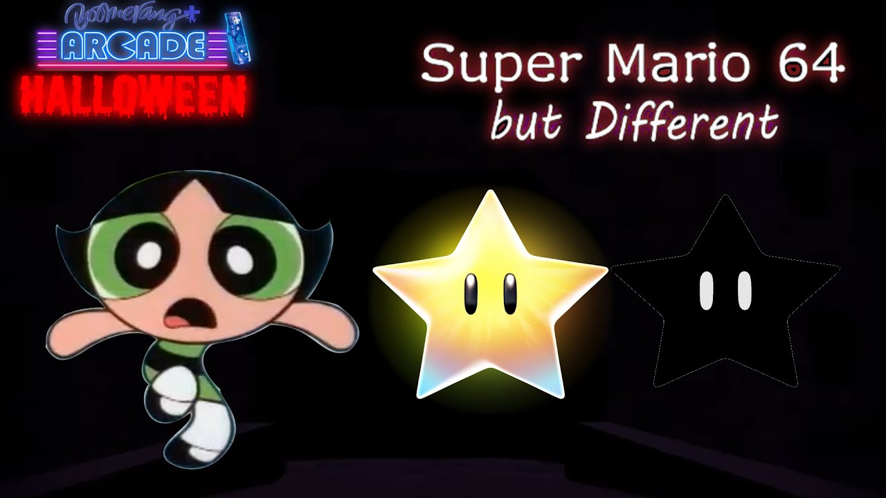 Boomerang + TV Arcade Halloween - Buttercup in SM64 But Different - YouTube