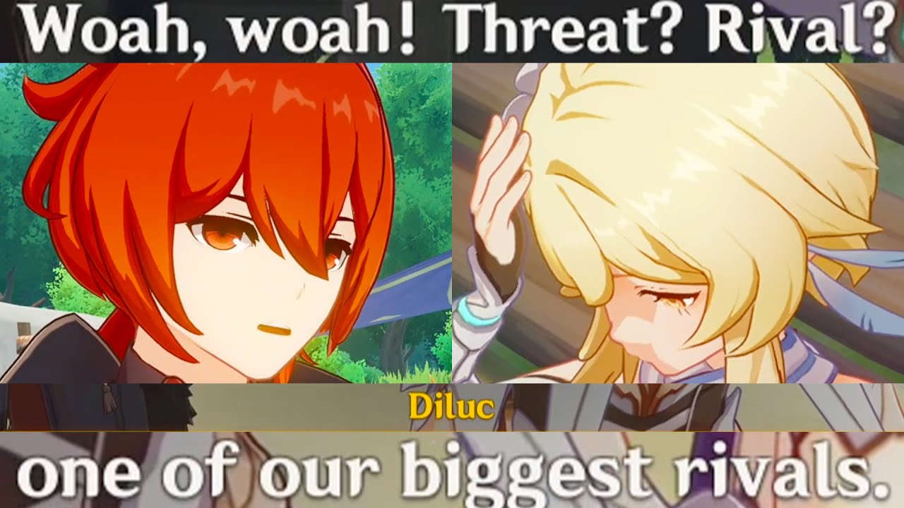 DILUC POTION RECIPE Cutscene Genshin Impact - YouTube