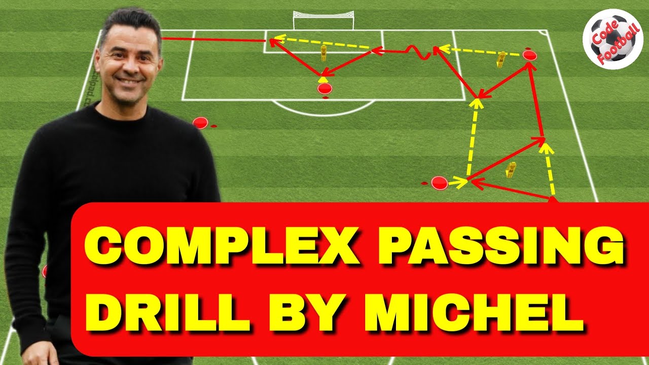 Complex passing drill by Michel! - YouTube