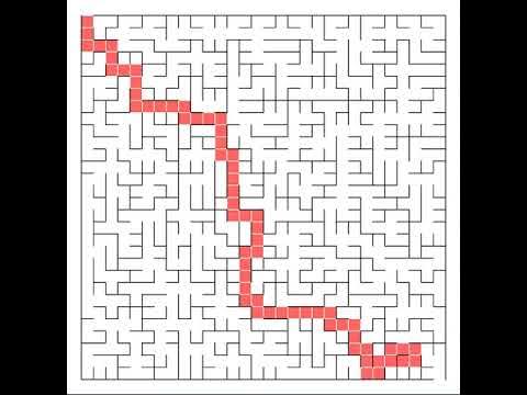 Maze Solving Algorithm w/ Prim Maze - YouTube