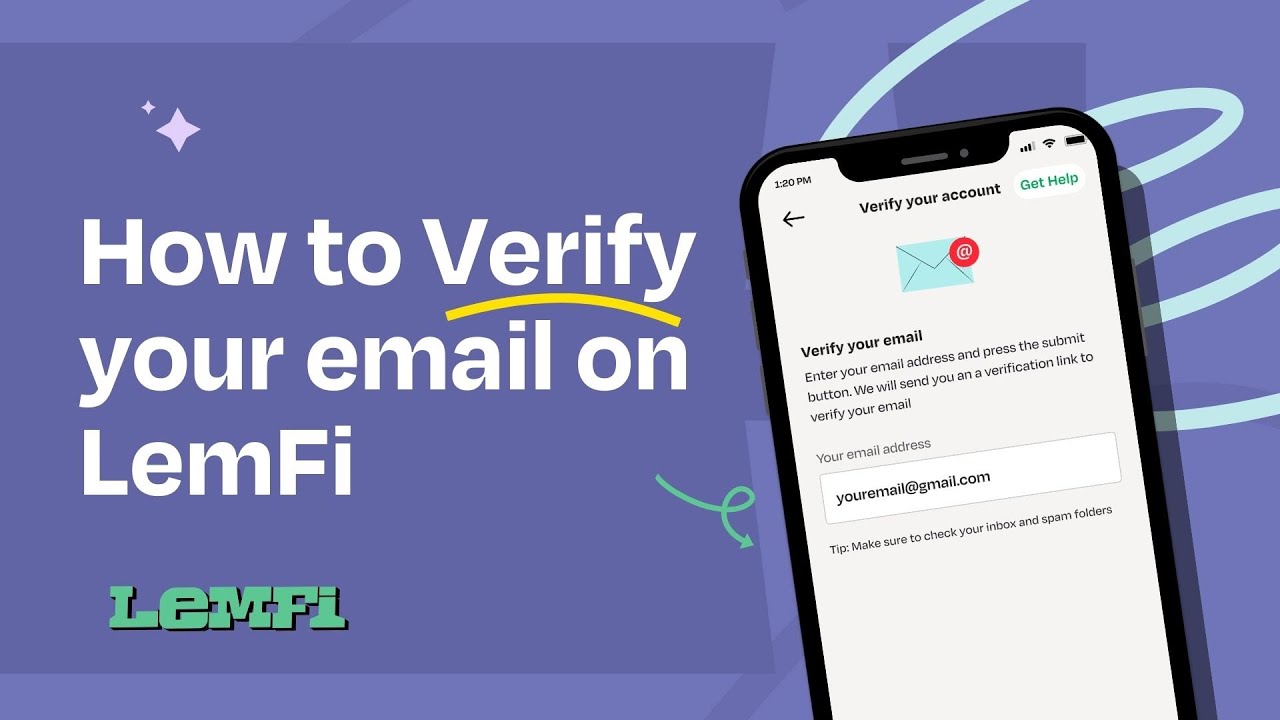 How to verify your email on LemFi - YouTube