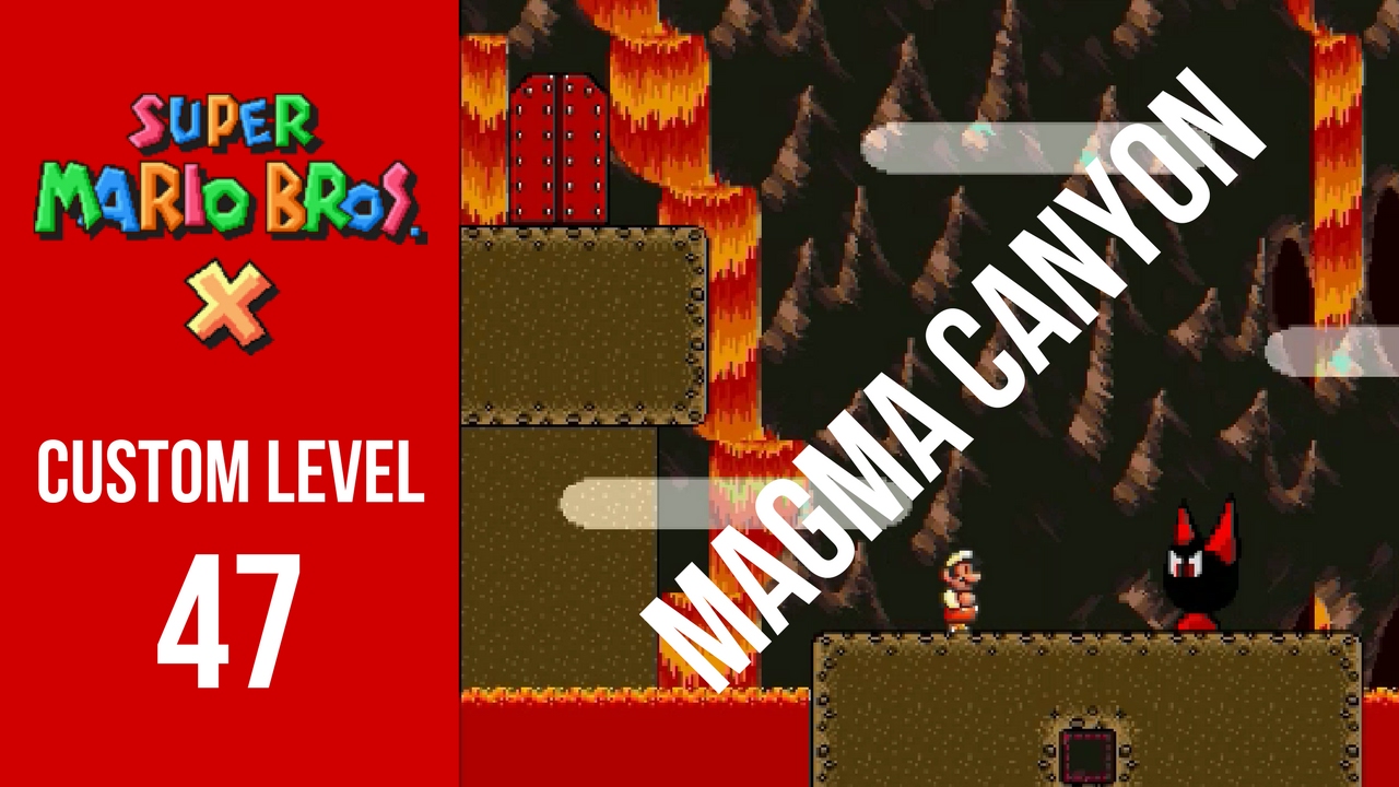SMBX Custom Level #47 - Magma Canyon - YouTube
