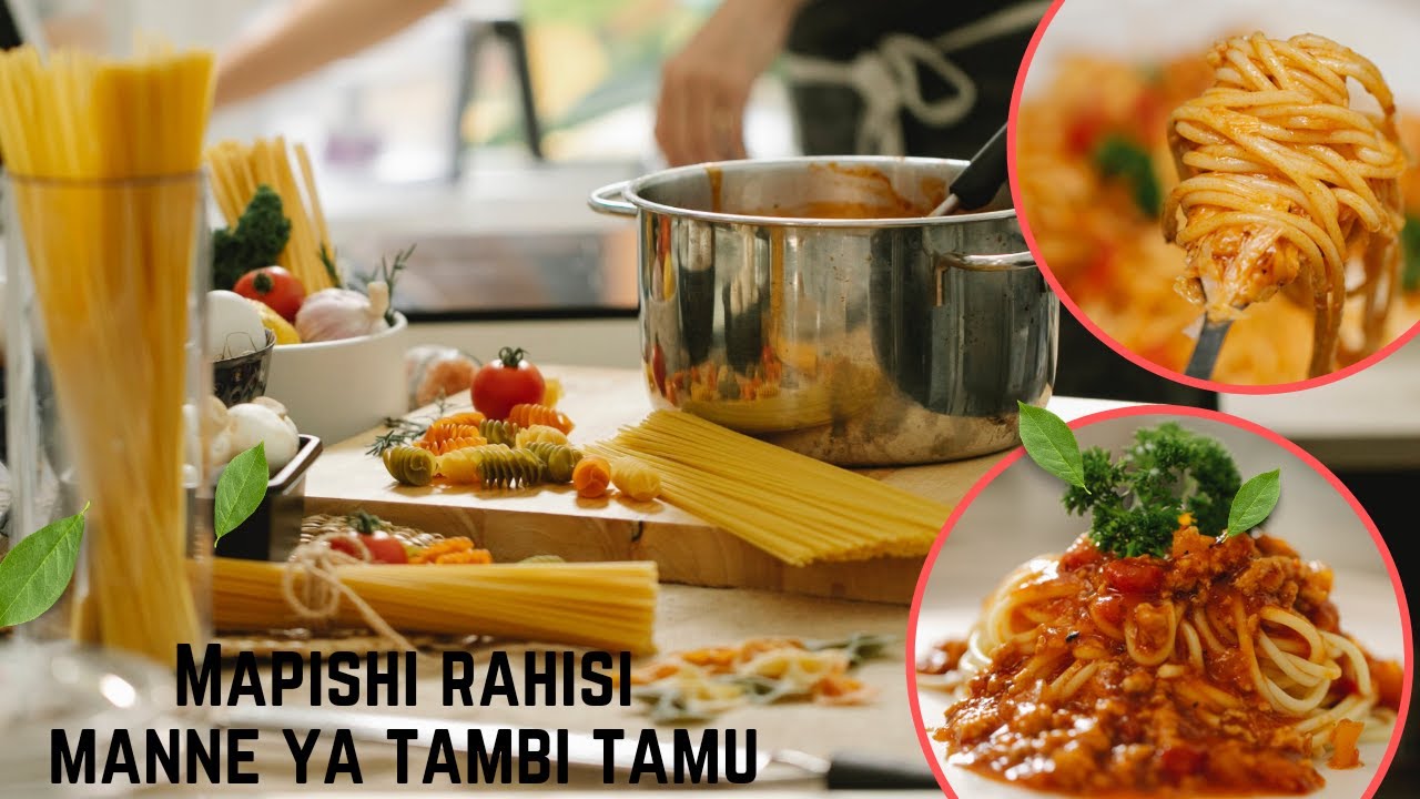 JINSI YA KUPIKA TAMBI TAMU/MAPISHI MBALIMBALI YA TAMBI - YouTube