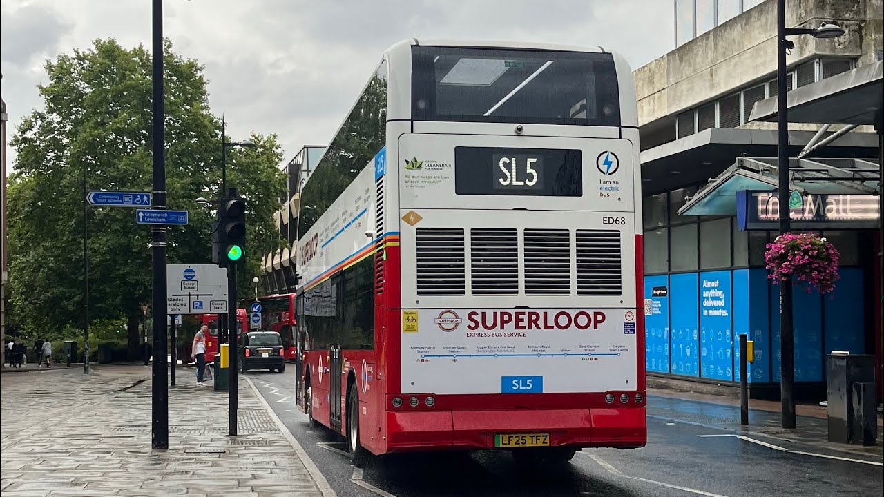 New Allocation | Bus Journey On The SL5 - BYD BD11 eBus | Arriva London ...