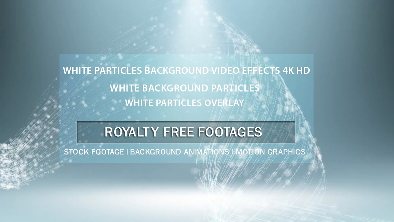 white particles background video effects 4K HD | white background ...