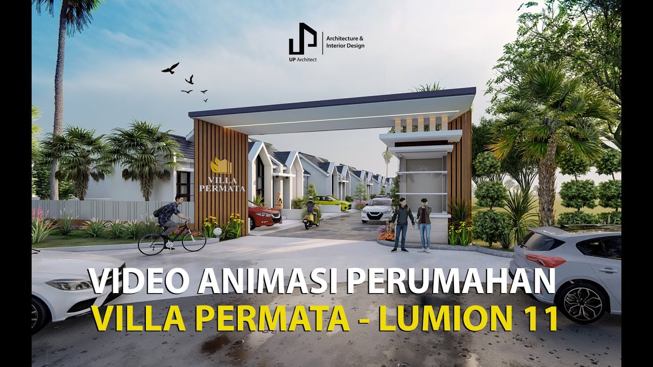 DESAIN 3D ANIMASI PERUMAHAN VILLA PERMATA MALANG - LUMION 11 | BY ...