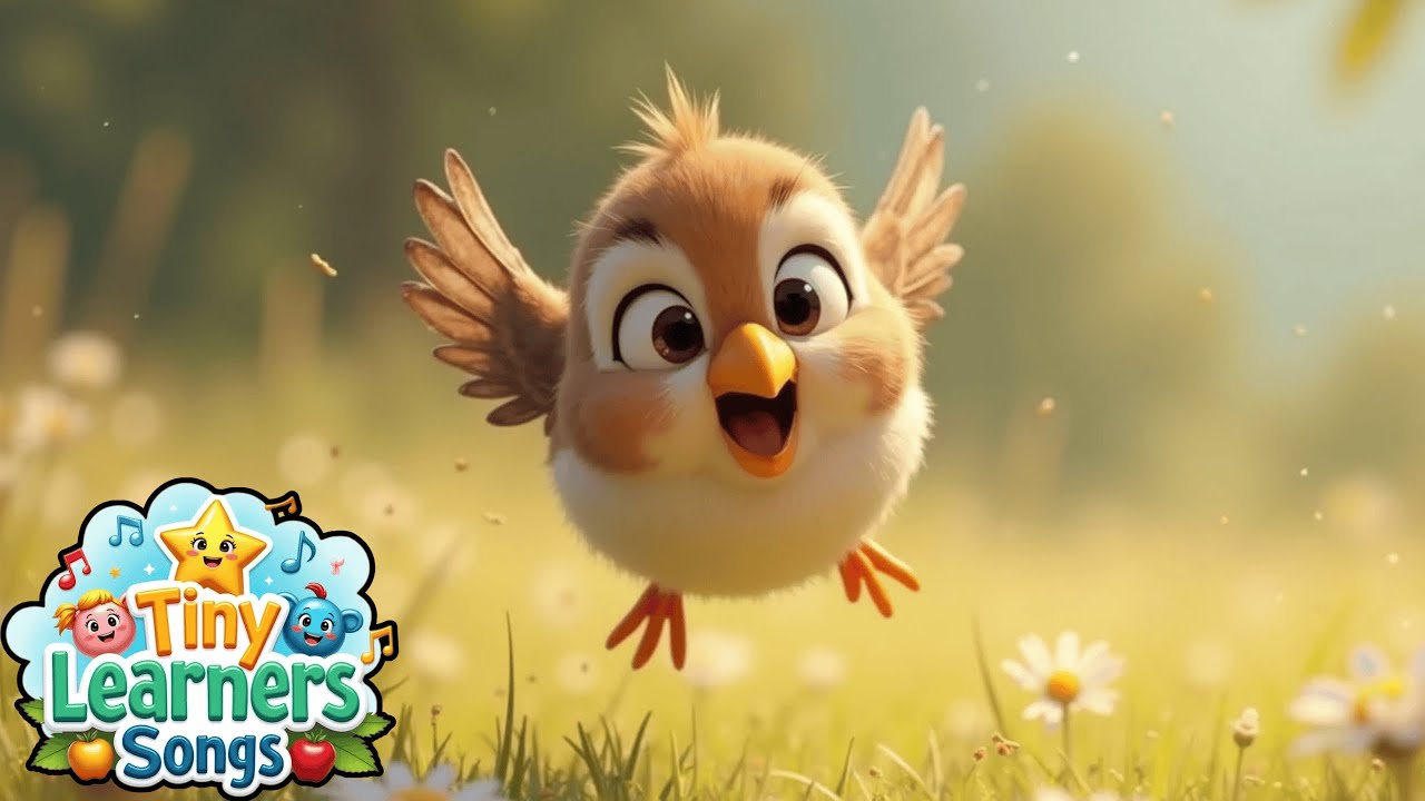 Pip the Little Sparrow 🐦 | First Flight Story Song for Kids | Tiny ...