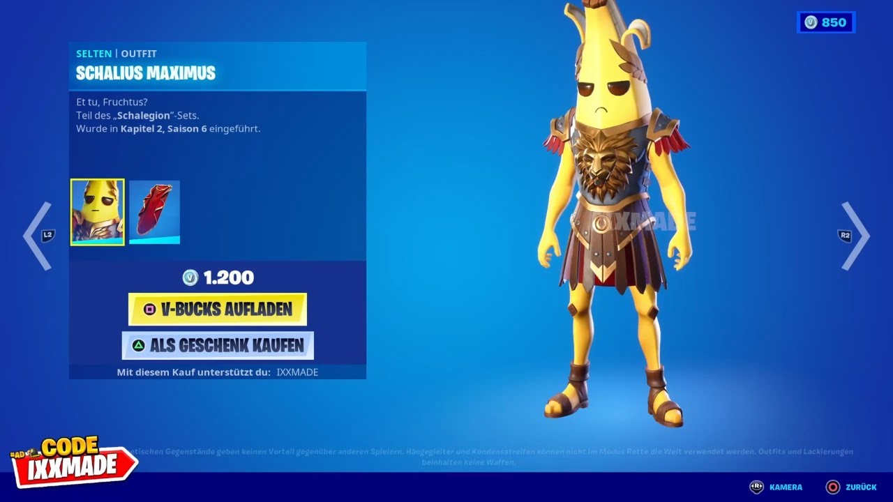 Fortnite Schalius Maximus Skin - YouTube