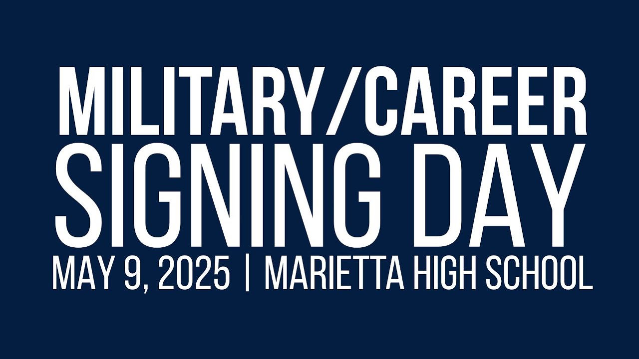 Military & Career Signing Day | May 9, 2025 - YouTube