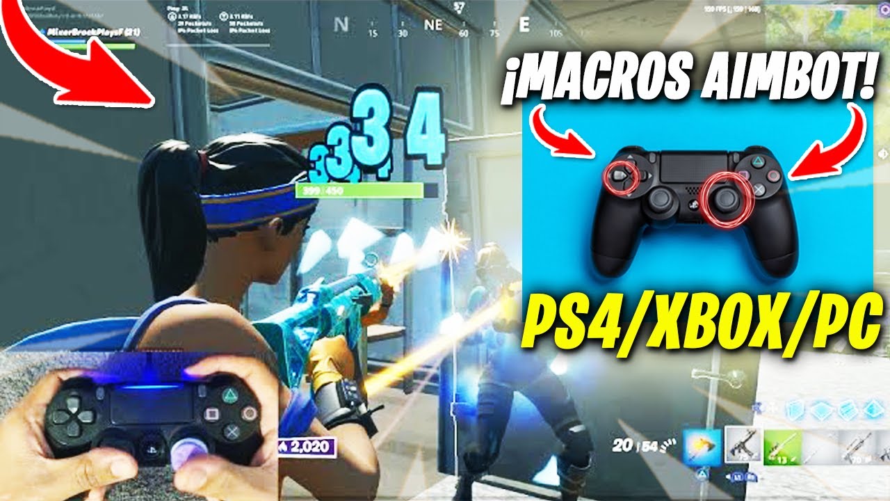 *NUEVO* COMO TENER MACROS en FORTNITE PS4/XBOX/PC y TENER AIMBOT en ...