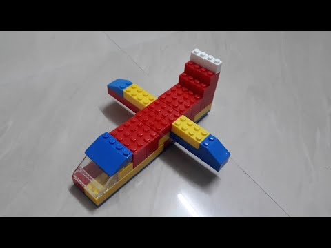 How to make aeroplane with expert building blocks - YouTube