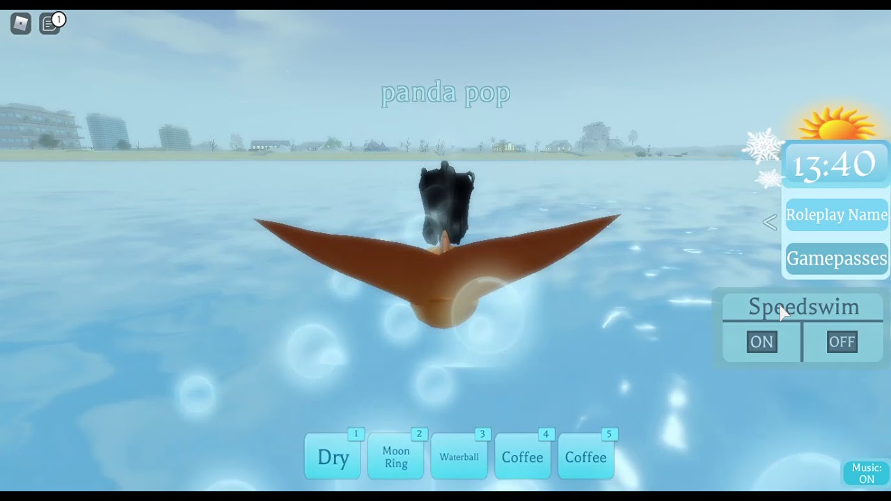I Turn Into A Mermaid! Wow! |Roblox Mako Mermaids Game! Roblox Gameplay ...