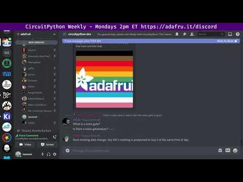CircuitPython Weekly Meeting for June 7th, 2021 @circuitpython #circuitpython #adafruit - YouTube