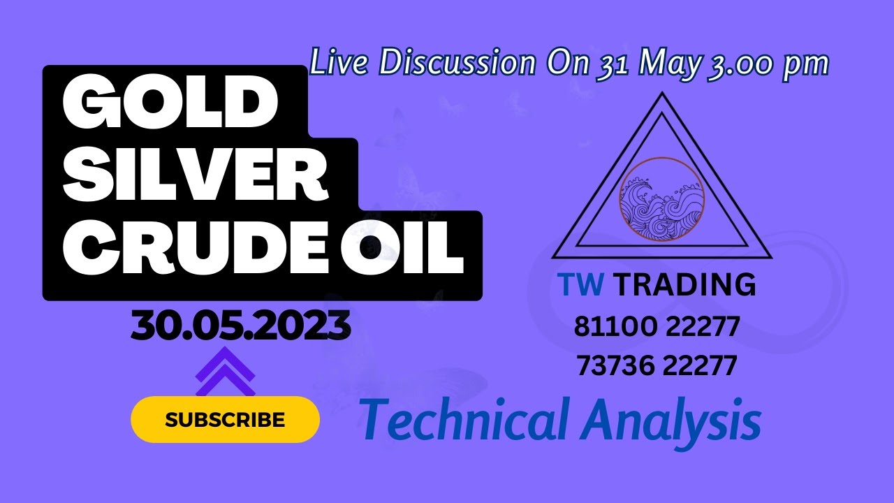 Gold Silver Oil Live Updates And Technical Levels 30 May 2023 - YouTube