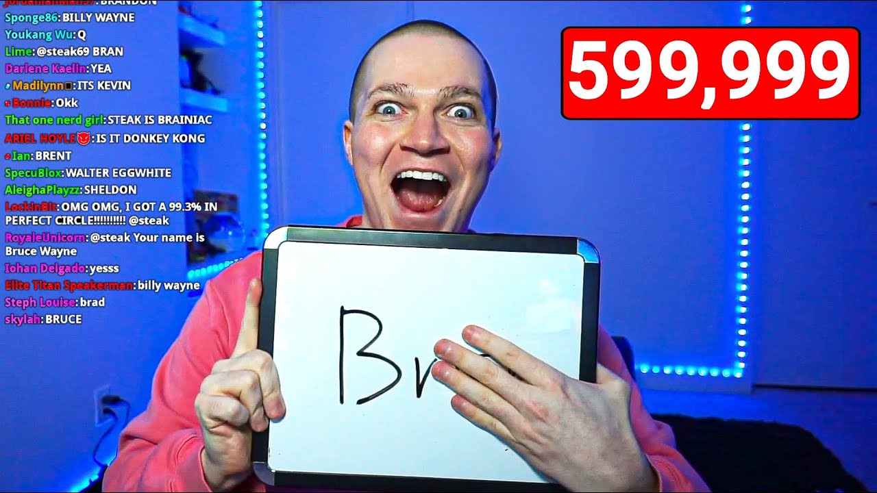 REAL NAME REVEAL AT 600,000 SUBSCRIBERS - YouTube