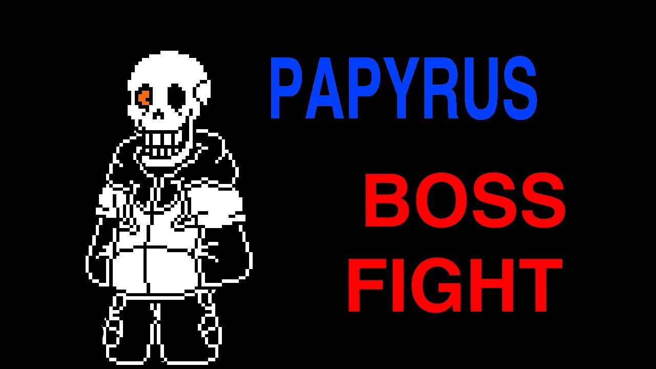 TS!Underswap Papyrus Fight (English and Improved) - YouTube