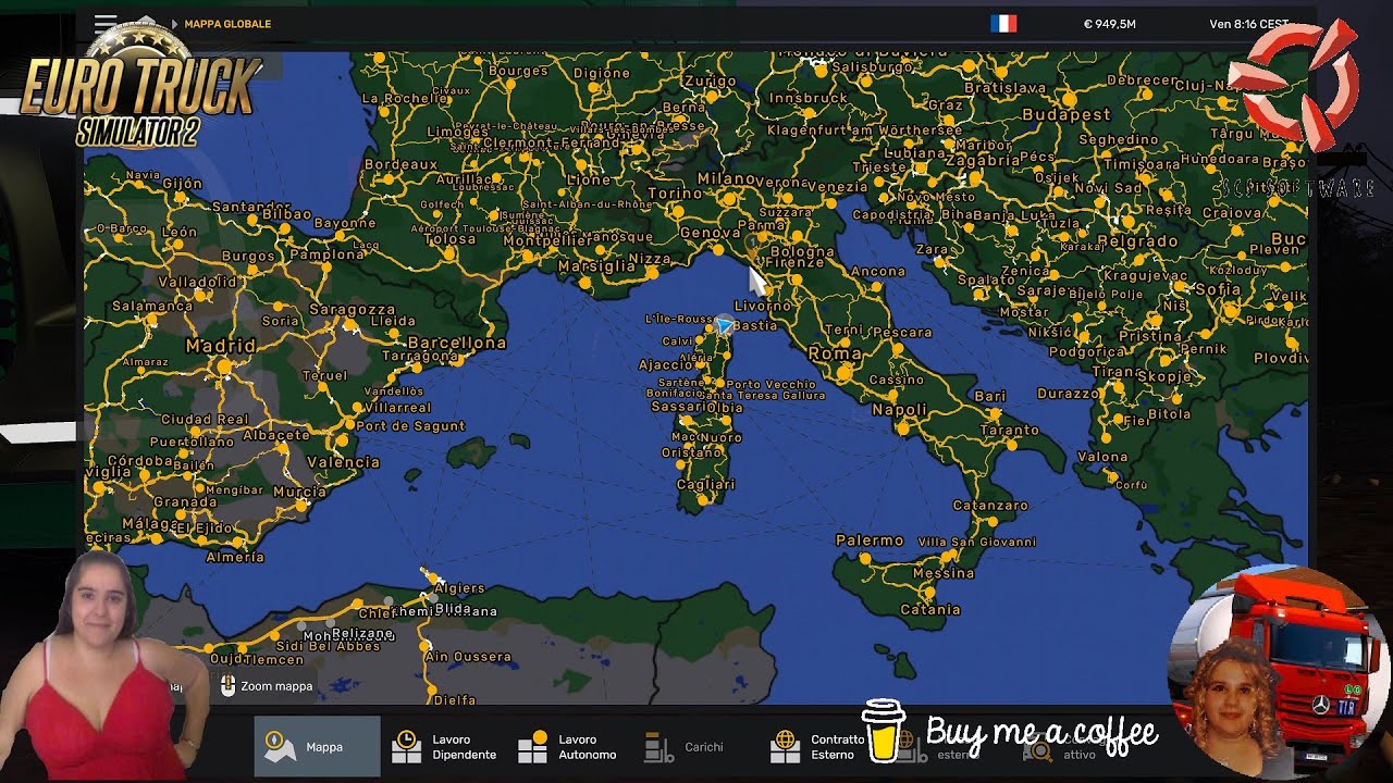 Euro Truck Simulator 2 (1.53) My First Combination Maps for Version 1. ...