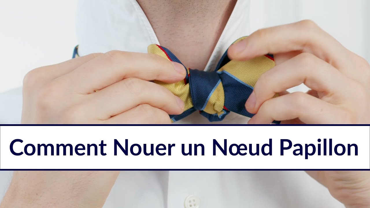 Comment nouer un Noeud Papillon (avec Julien Scavini) - YouTube